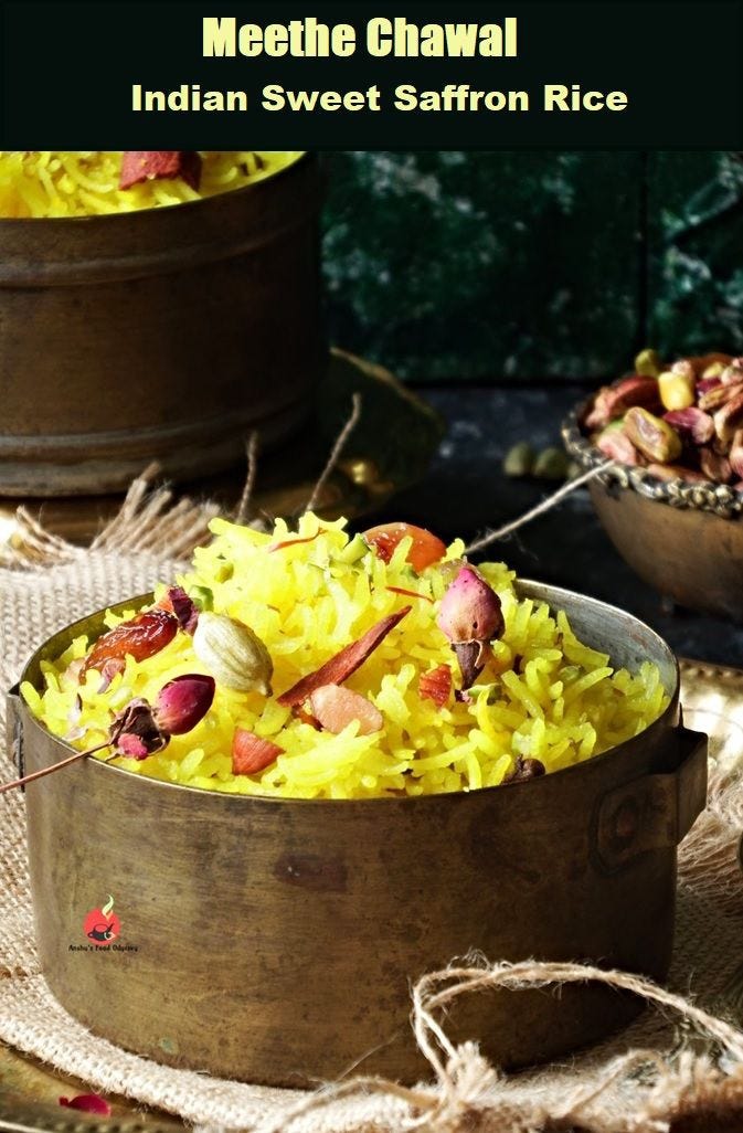 The Story of Sweet Rice (Mithy Chawal) | by Anila Iftikhar | Medium