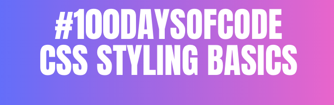 Day 3 #100DaysOfCodeChallenge. The link between HTML and CSS files and… | by Laura Firth | Medium