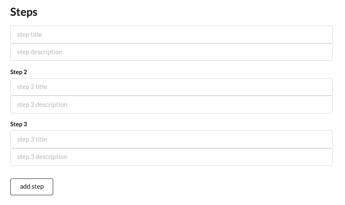 Basic JS for Adding Steps to a Recipe - sourslaw - Medium