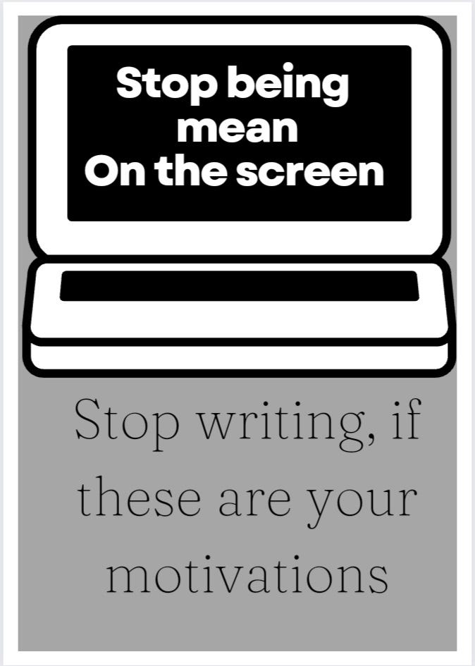 You should Stop writing, if. Social media and other platforms have ...