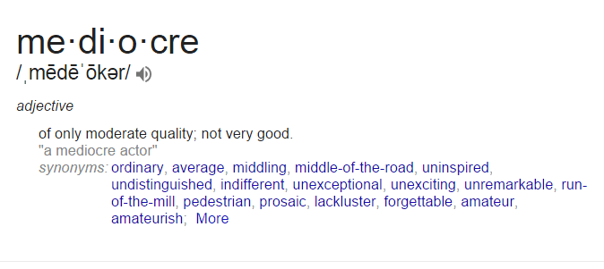 The perks, pitfalls and state of being Mediocre! | by Verosamoo | Medium