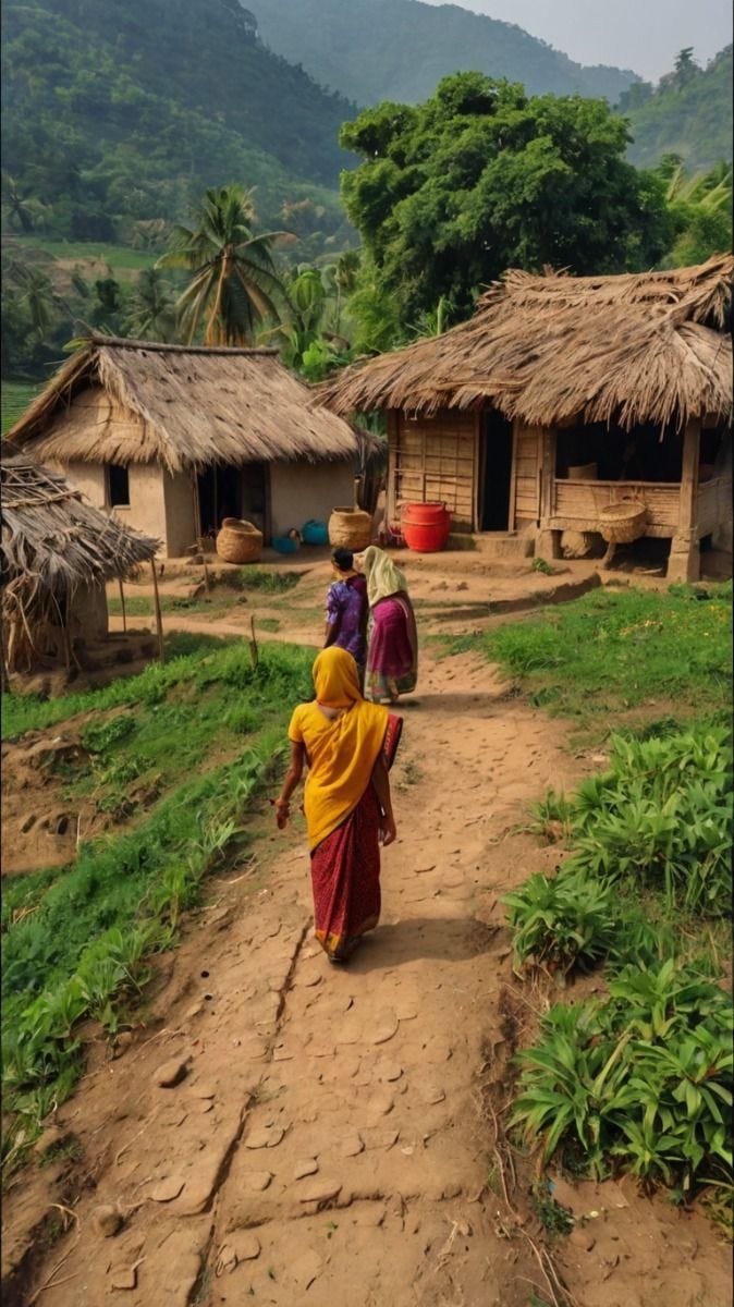 Village Life: A Glimpse into Simplicity and Tranquility | by Younus ...