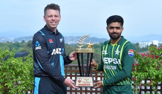 PCB Unveiled Pak vs NZ Trophy for T20 Series | by thestumpblog | Apr ...