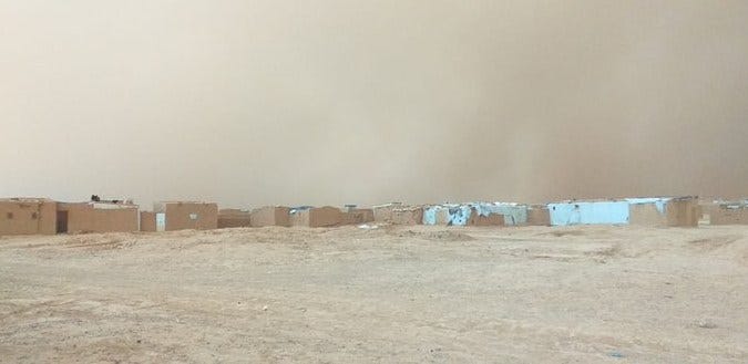 Sandstorm, famine and cholera — the troubles of the Al-Rukban camp | by ...