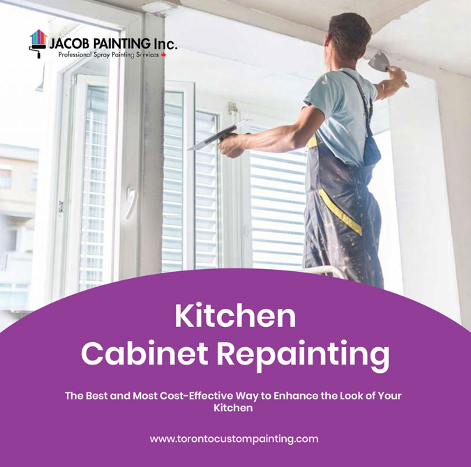 Kitchen Cabinet Repainting - Jacob Painting - Medium