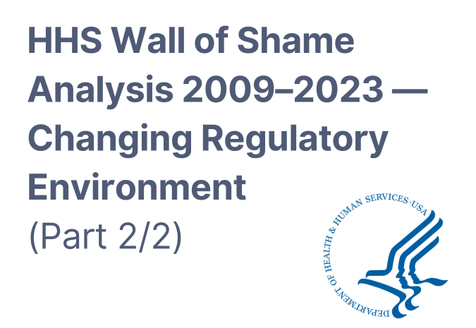 Part 2: HHS Wall of Shame Analysis 2009–2023 — Changing Regulatory ...