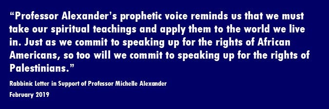 Rabbinic Letter in Support of Professor Michelle Alexander | by ...
