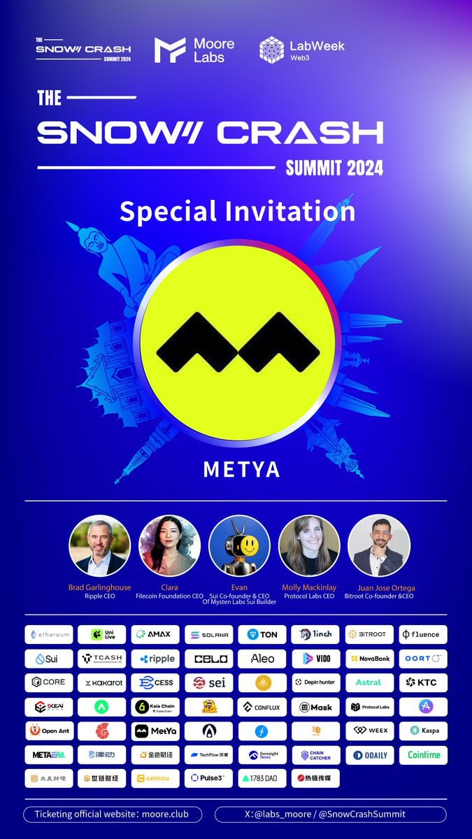 Metya to Attend SnowCrash2024, Exploring the Future of Web3 and AI | by METYA丨SocialFi | Nov ...