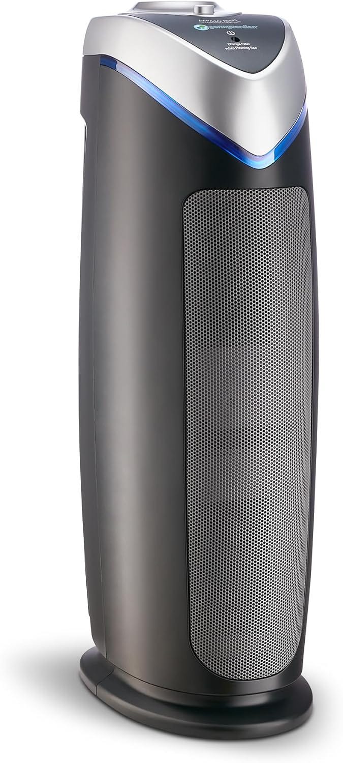 GermGuardian 4-In-1 HEPA Air Purifier for Home, Large Rooms Up To 743 ...