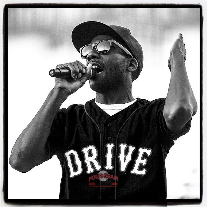 Host/emcee/speaker/director of fun JDew | by Tom Priddy | MiLB Snap Shots
