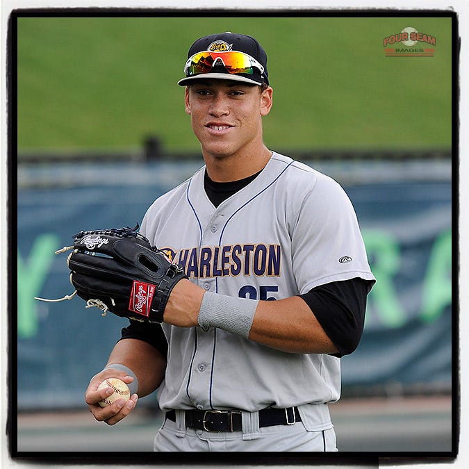 Aaron Judge in Low Class A - MiLB Snap Shots