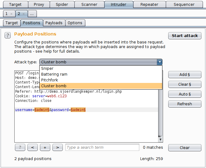 Burp intruder attack types. Burp is an intercepting proxy that can… | by Sathish Shan | Medium