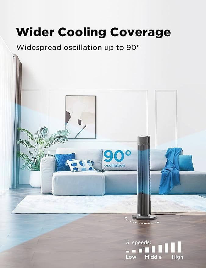How the PELONIS Oscillating Tower Fan Can Help Save Energy and Keep You ...