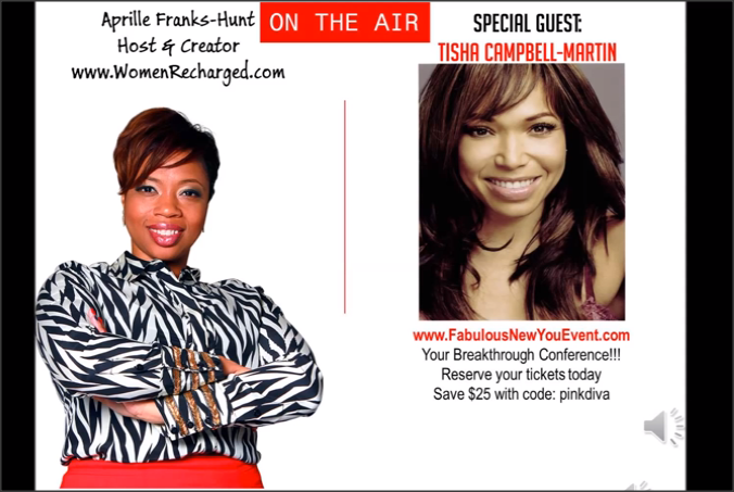 Tisha Campbell M. Talks with Aprille Franks-Hunt | by Gail Nobles_The ...