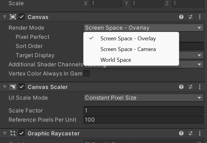 Unity’s 3 UI Layouts. When adding a Canvas to a title in… | by Richard ...