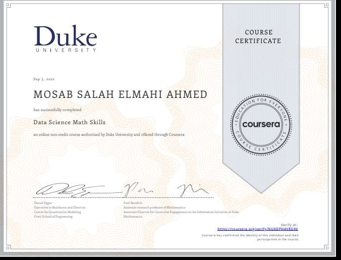 Should You Take Data Science Math Skills by DUKE UNIVERSITY? | by Mosab ...