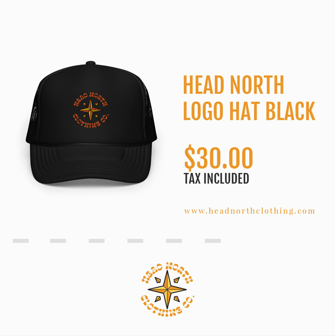 Head North Logo Hat Black. Stand out from the crowd with this… | by ...
