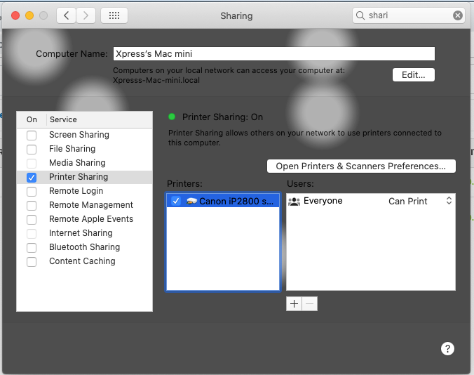 Cara Sharing Printer melalui Jaringan Lan atau wifi di Macbook,iMac ...