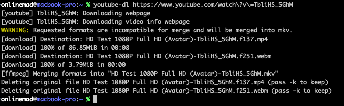 youtube-dl. command line 下載 YouTube 影片的好幫手 | by Ian Wu | Medium