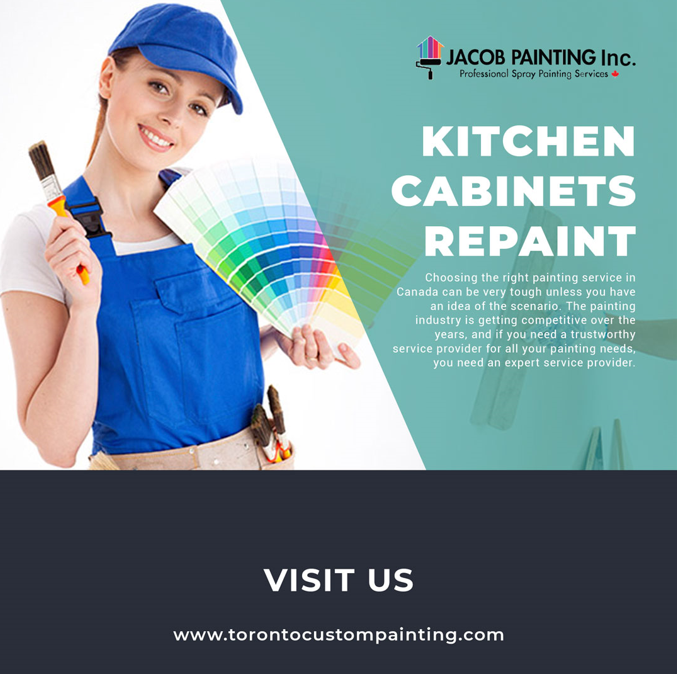 kitchen cabinets repaint - Jacob Painting - Medium