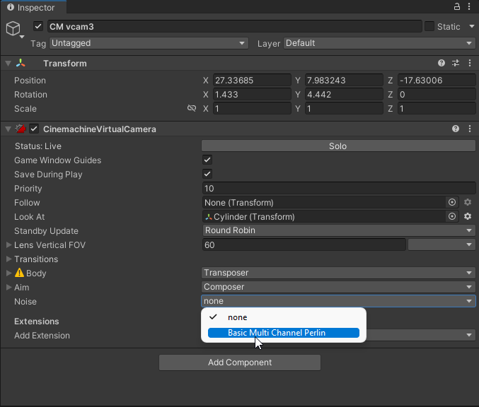 How to Create the Hand-Held camera movement in unity - Mario lopez - Medium