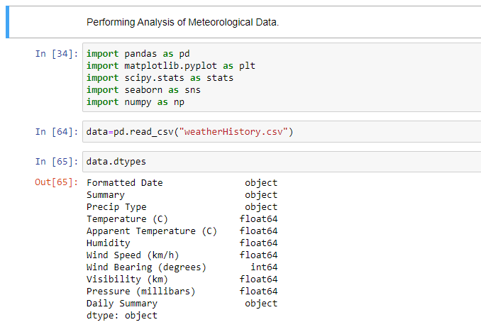 Performing Analysis of Meteorological Data | by Azeemuddin Shaik | Medium
