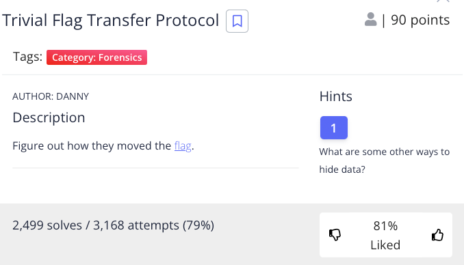 picoCTF: Trivial Flag Transfer Protocol | by LunatiX | Medium
