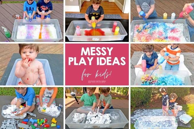 Messy Play Ideas for Kids:. Fun Activities to Inspire Creativity… | by ...