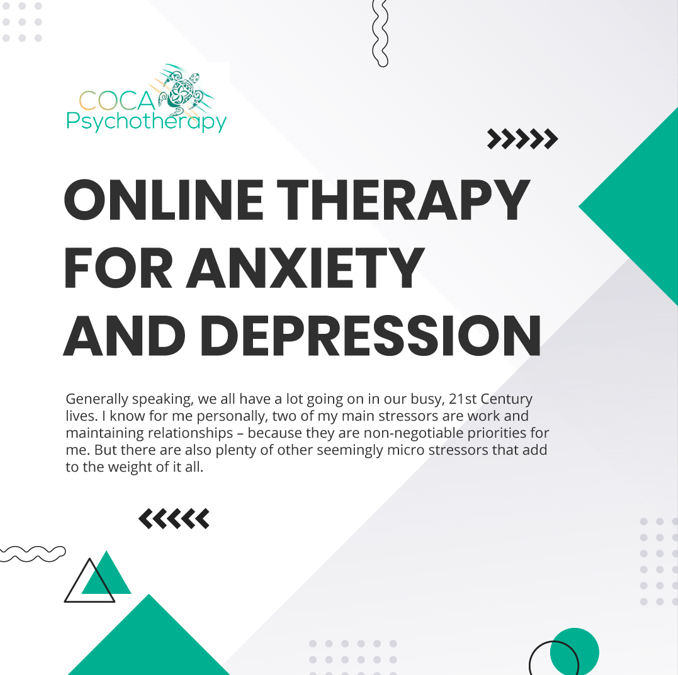 Online Therapy for Anxiety and Depression - Coca Psychotherapy - Medium
