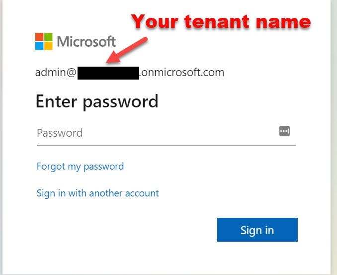 How to find out your tenant’s name & the correct corresponding Team ...