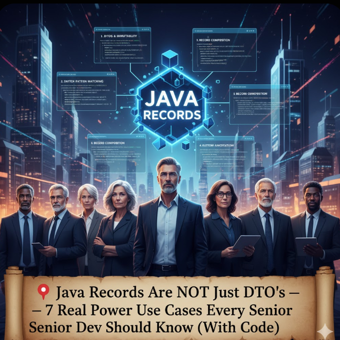 📌 Java Records Are NOT Just DTOs — 7 Real Power Use Cases Every Senior ...