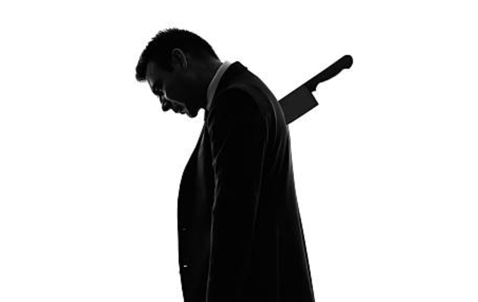 Stabbed in the back. It would be unfair of me to paint the… | by ...