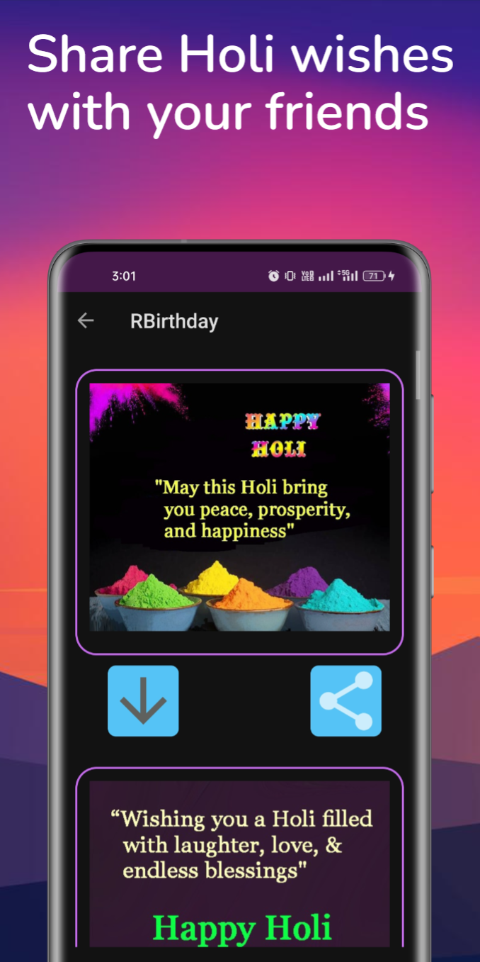 Best Apps for Sending Holi Wishes: Splash Colorful Greetings Instantly ...