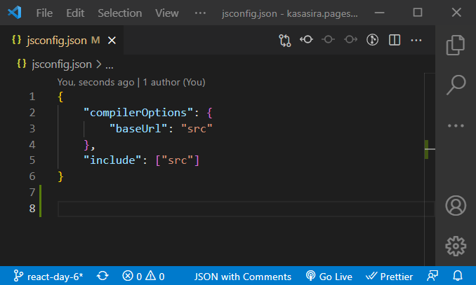 Nice imports paths in reactjs with jsconfig.json There is not much here ... Nice imports paths in reactjs with jsconfig.json There is not much here ...