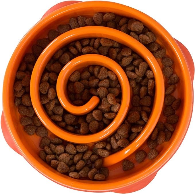 Outward Hound Fun Feeder Slo Bowl, Slow Feeder Dog Bowl, Medium Mini ...