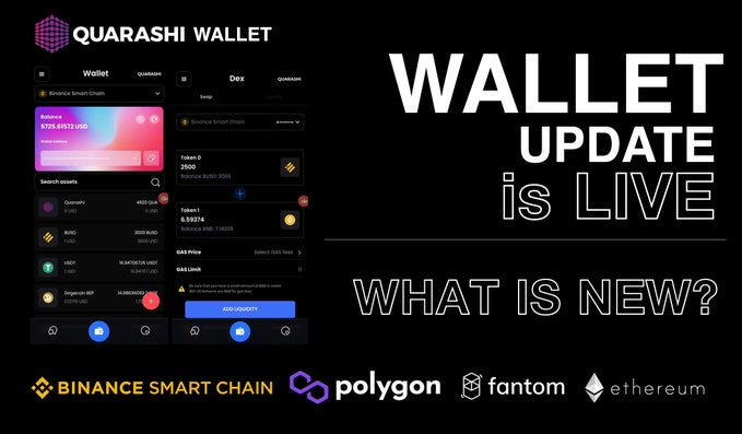 Quarashi is known exchange so customers can connect your wallet and ...