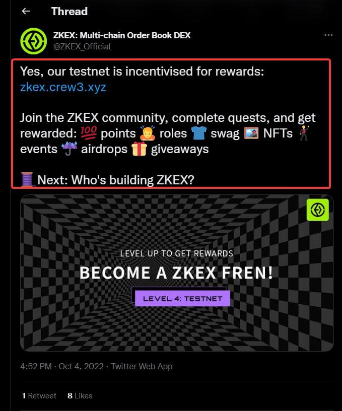 Zkex Incentivized Confirmed Airdrop | by CryptoFi_Airdrops | Medium