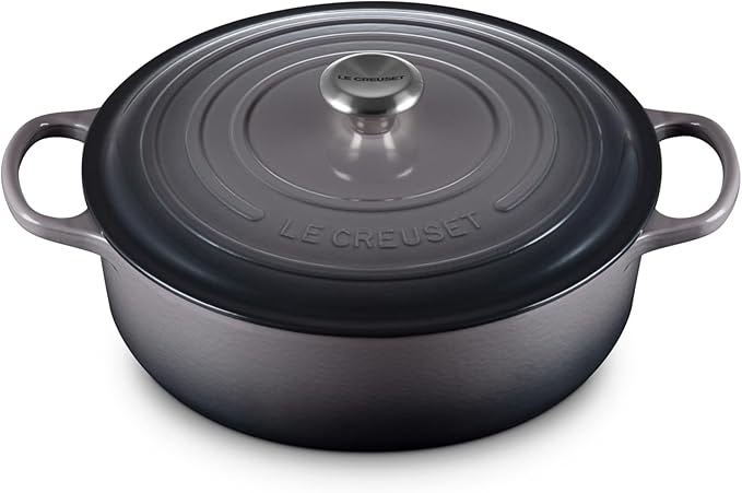 Le Creuset Enameled Cast Iron Signature Round Wide Dutch Oven 6.75 qt ...