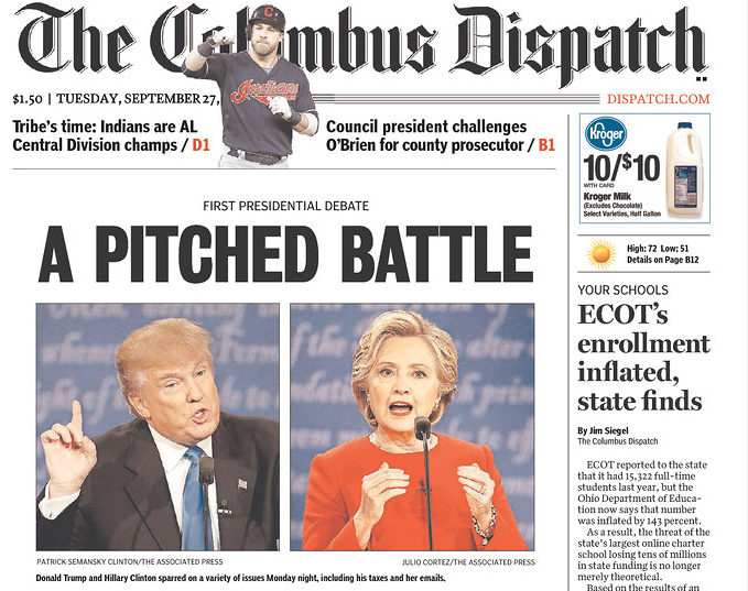 The Morning After: Front Pages from Battleground Country | by City ...