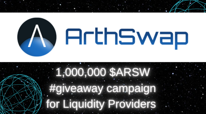 Announcing 1,000,000 $ARSW Distribution Campaign for ArthSwap Liquidity ...