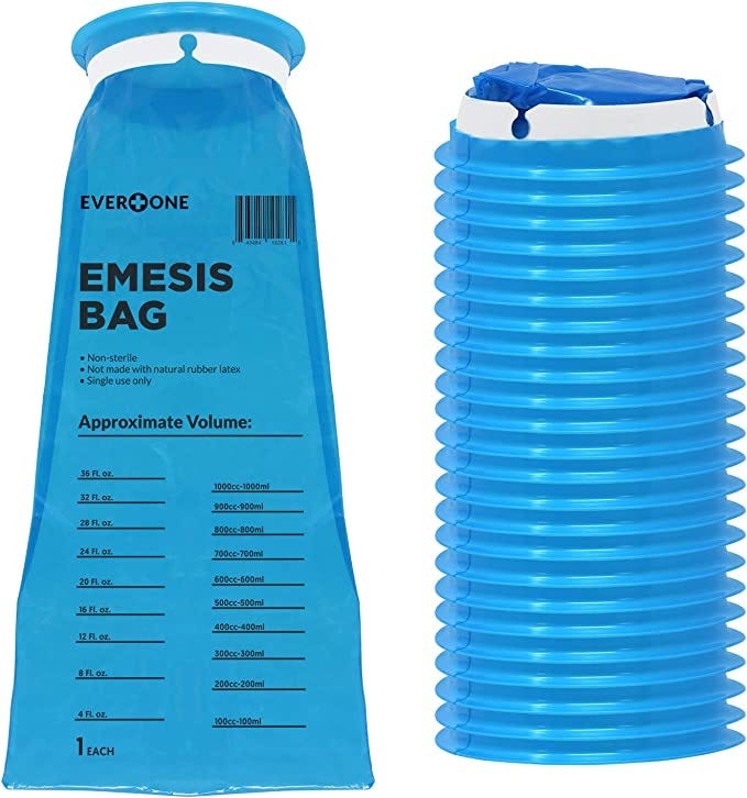 EverOne Emesis Disposable Blue Vomit Bags - Akm mijanur rahman - Medium