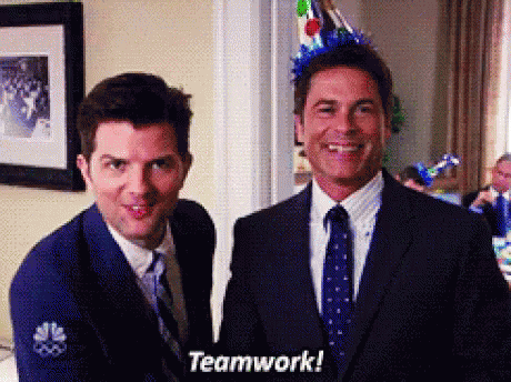 Teamwork Makes The Dreamwork Gif