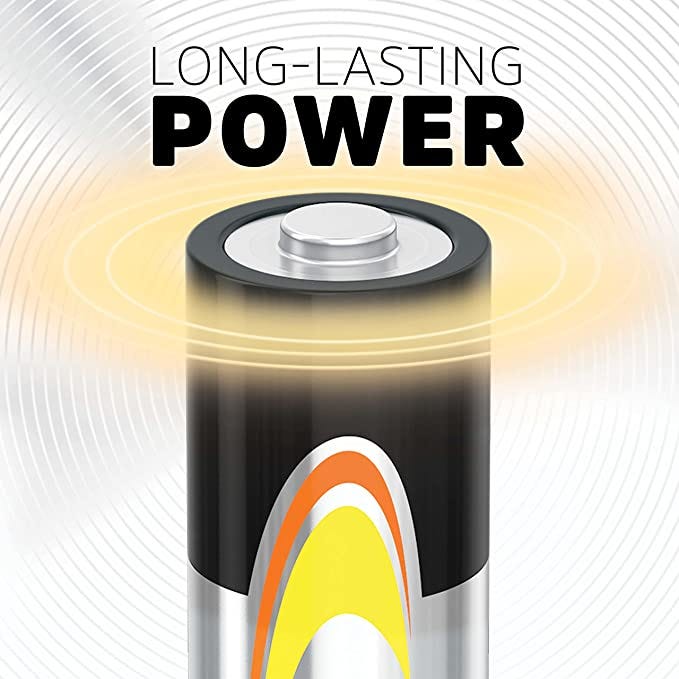 Energizer AA Batteries, Double A Long-Lasting Alkaline Power Batteries ...