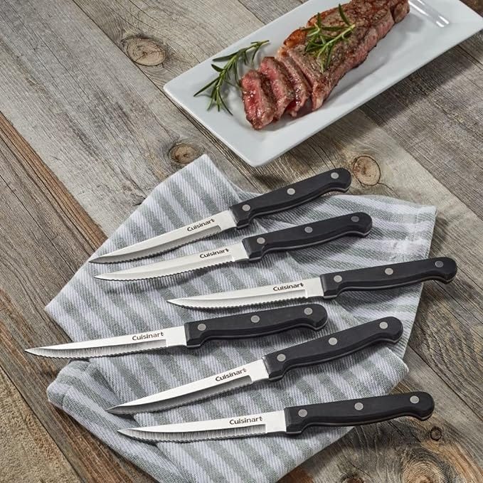 Steak Knife Set with Steel Blades for Precise Cutting | by Ion Volentir ...