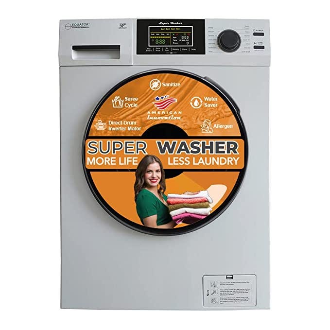 Equator 10.2 kg Fully-Automatic Front Load Washing Machine with ...