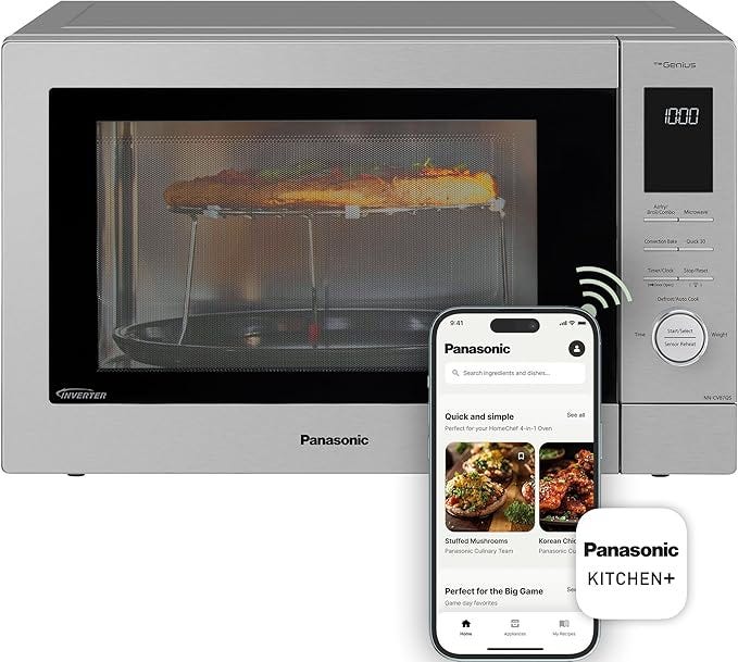 Panasonic HomeCHEF Connect 4-in-1 Multi-Oven (NN-CV87QS): The Smart ...