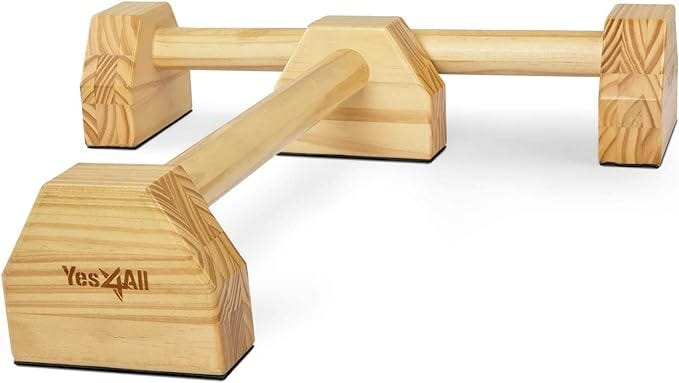 Elevate Your Fitness Routine with Solid Wood Push Up Stand Parallel ...
