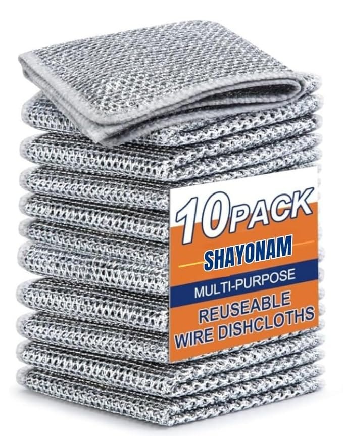 Comprehensive Comparison: SHAYONAM vs. SMTG Wire Dishwashing Rags ...