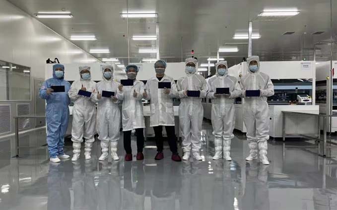 The First Batch Of 210mm Cells Successfully Went Off The Production Line In Huasun 2GW High ...