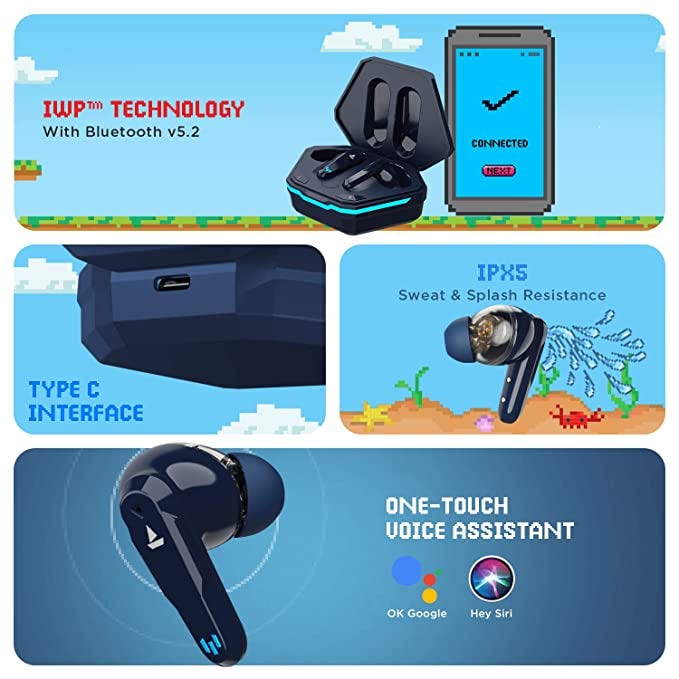 boAt Airdopes 191G True Wireless In Ear Earbuds with ENx Tech Equipped ...